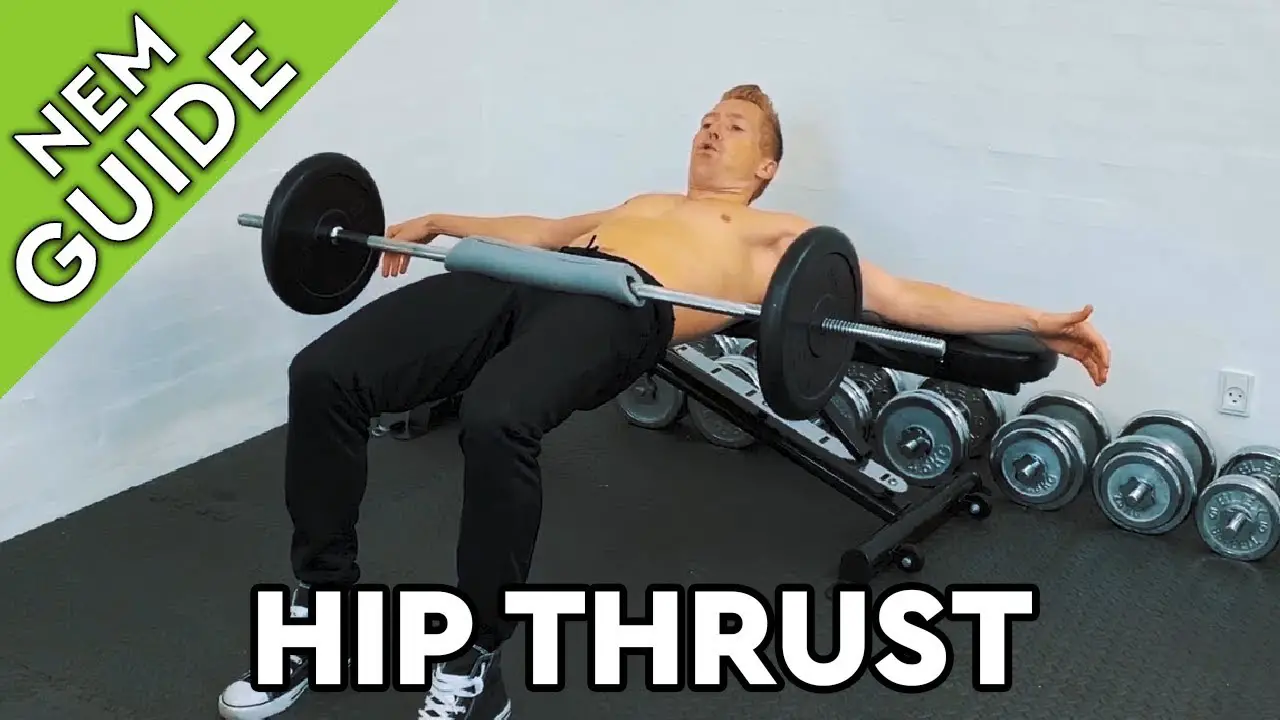 BARBELL HIP THRUST » Sådan træner du øvelsen!